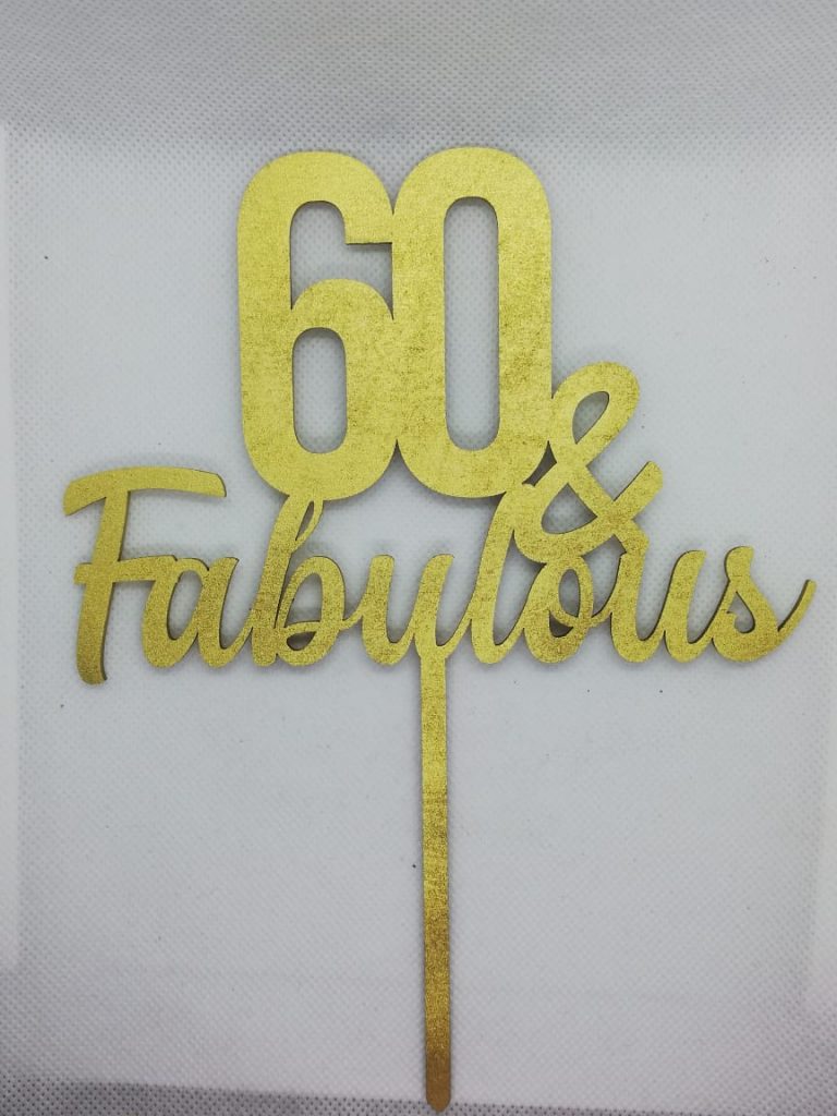 Topper grande 60 fabulosos – Artisabor (Arte y Sabor)