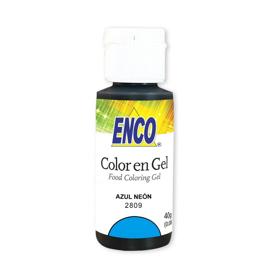 Colorante Enco Azul Neón 40gr. E-2809 – Artisabor (Arte y Sabor)